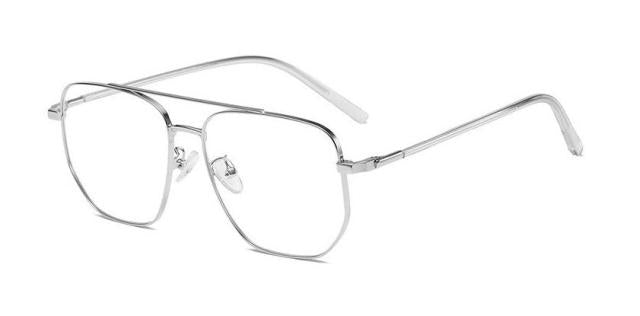 Al Metal Double Bridges Glasses Frame – Wearfumbo