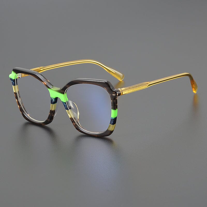 Allyse Acetate Rectangle Glasses Frame – Wearfumbo